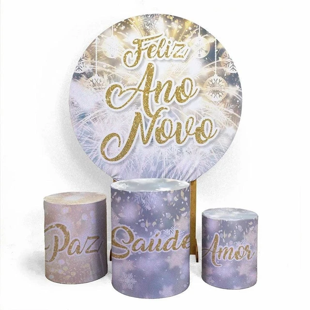 GOLD GLITTER ROUND Purple Birthday Party Backdrop Kit $35.97 - PicClick AU