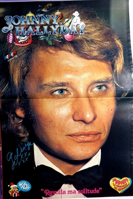JOHNNY HALLYDAY = Poster 2 Pages 1979 / Clipping EUR 5,00 - PicClick FR