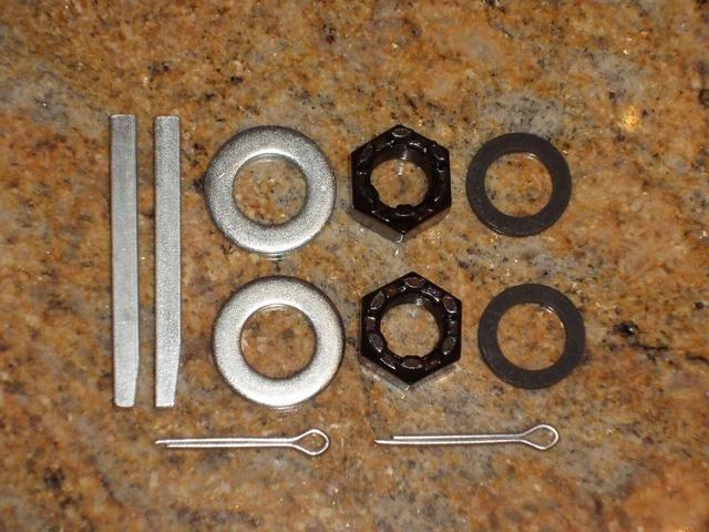 1932-48 FORD FLATHEAD axle nut, key, special washer & cotter pins banjo ...