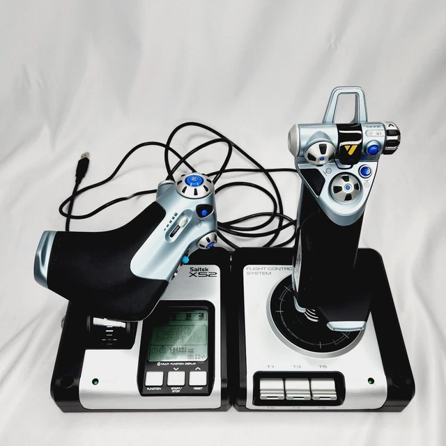 LOGITECH PS28 X52 Saitek HOTAS Flight Control System for Flight ...