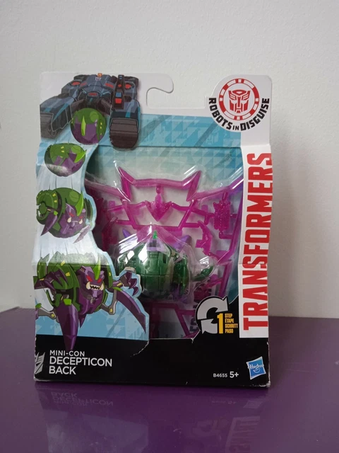 TRANSFORMERS MINI CON autobot saw back rid robots in disguise drift dog ...
