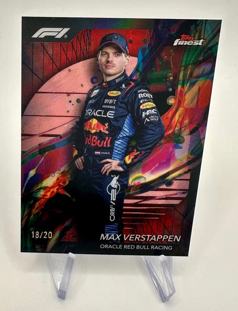 TOPPS FINEST FORMULA 1 2024 F1 Max Verstappen 1 # Red/Black Vapor ...