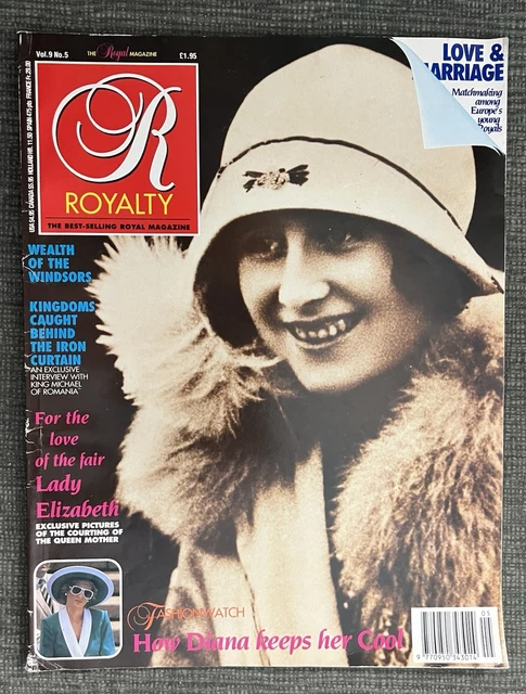 PRINCESS DIANA ROYALTY Magazine 1990 Volume 9 #5 Royal Review UK Import ...