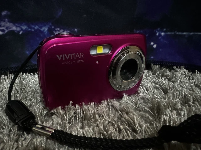 VIVITAR DIGITAL CAMERA Vivicam S126 16.1MP Pink Tested £24.99 - PicClick UK