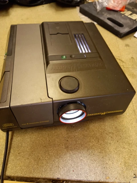 VINTAGE SLIDE PROJECTOR BRAUN PAXIMAT MULTIMAG 5025 AF -S AUTOFOCUS ...
