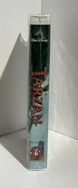 SEALED TARZAN VHS Movie Factory Clamshell Case 2005 NEW -Watermark ...