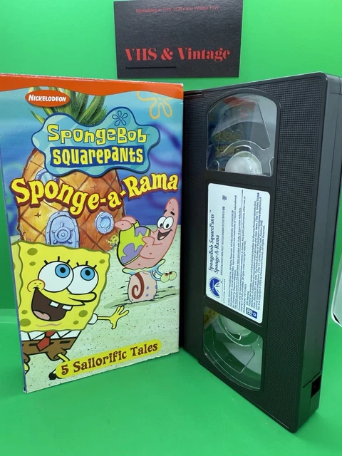 SPONGEBOB SQUAREPANTS: SPONGE-A-RAMA VHS 2003 Nickelodeon 5 Episodes ...