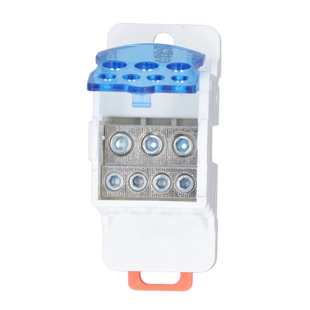 UKK80A TERMINAL BLOCK Power Junction Box DIN Rail Mount Universal ...