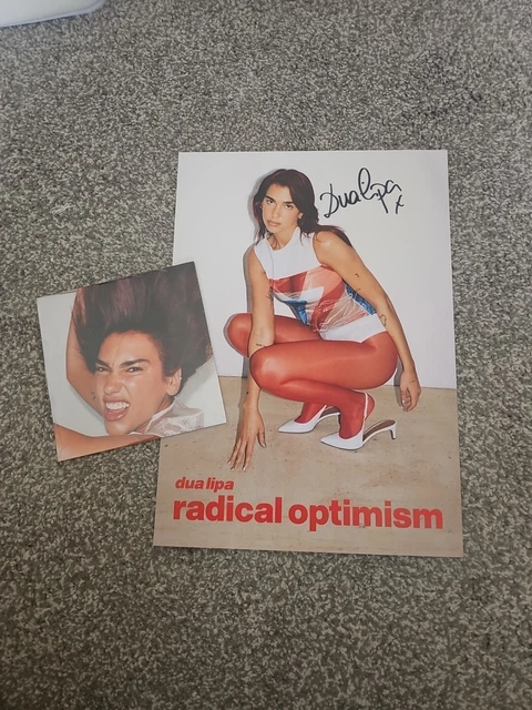 🆕DUA LIPA RADICAL Optimism Signed Poster HMV Exclusive Alternate Cover ...