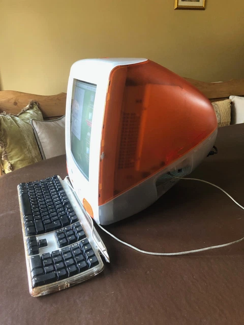 DESIGN ICON - Apple iMac G3 Tangerine £60.00 - PicClick UK