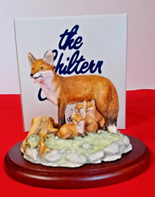 BORDER FINE ARTS Fox Family RW25 1986 The Chiltern Collection. £18.00 ...