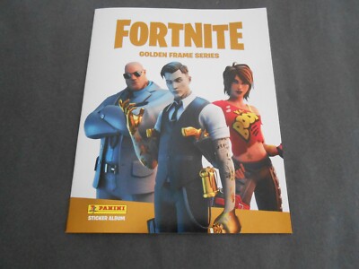 PANINI - FORTNITE Golden Frame Series 2022 Sticker Album - Superb Brand ...