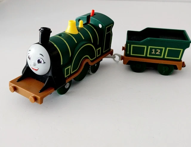 EMILY & TENDER Trackmaster Motorised Train Thomas The Tank Engine ...