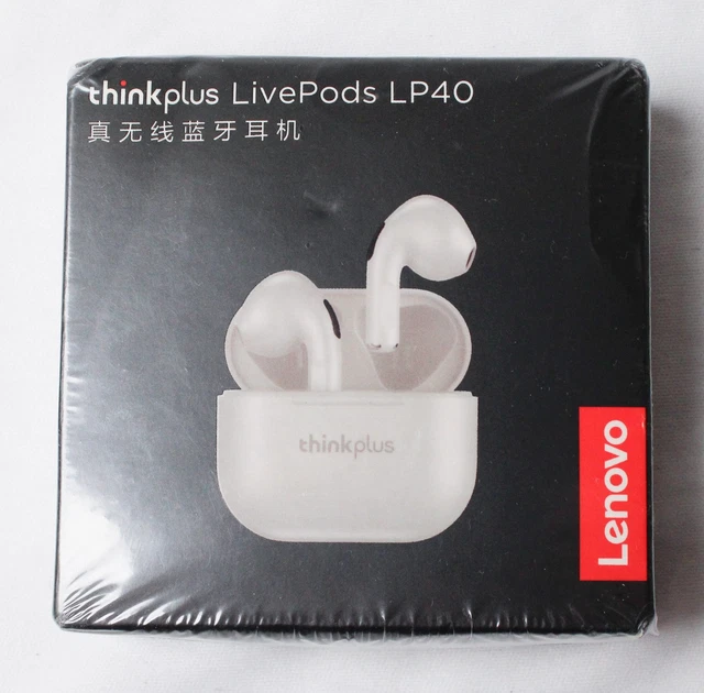 AURICULARES INALÁMBRICOS LENVO Thinkplus 35mAH LivePods LP40 DD7 blancos nuevos con etiquetas ...