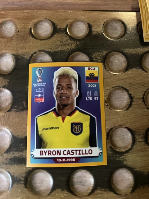 PANINI WORLD CUP QATAR 2022-USA RARE GOLD BORDERS NON FOIL Stickers ECU ...