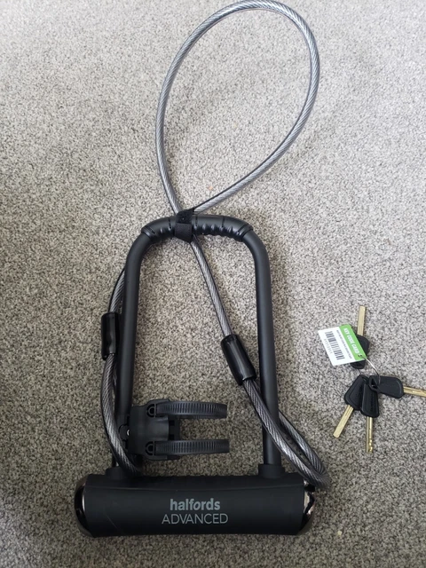 HALFORDS ADVANCED BIKE Lock £25.00 - PicClick UK