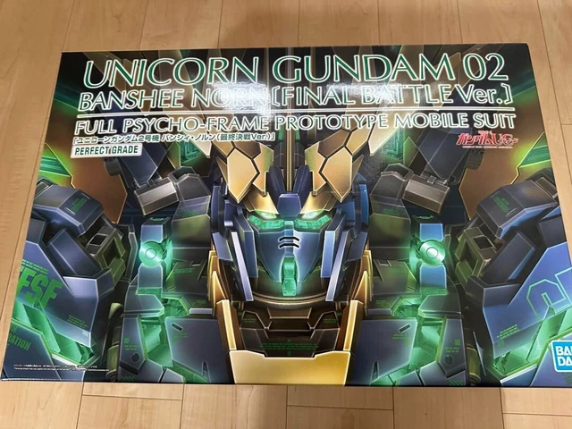 BANDAI PG 1/60 RX-0 Unicorn Gundam 02 Banshee Norn Final Battle Version £369.18 - PicClick UK