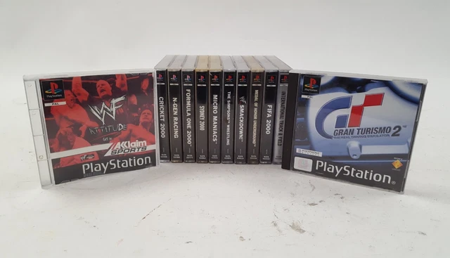 BUNDLE OF 12 Sony PlayStation PS1 Games - Simpsons, Gran Turismo, N-Gen ...