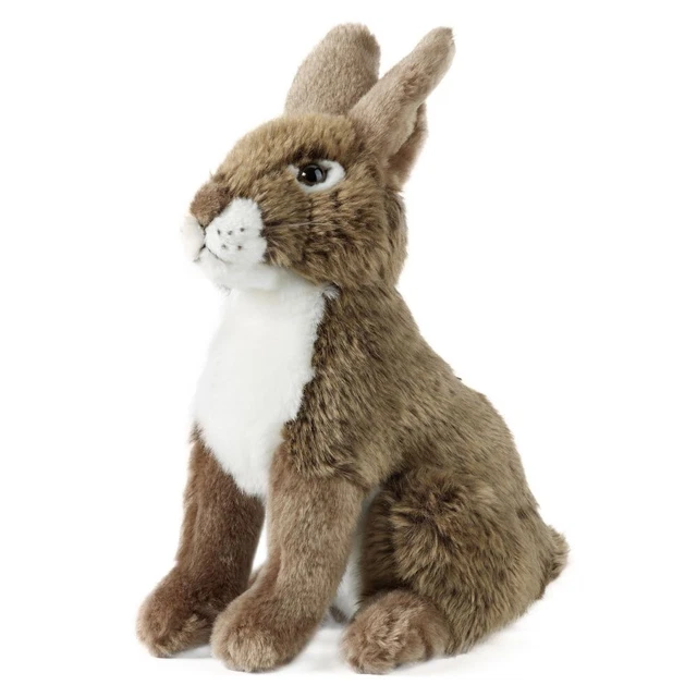 BIG NUTBROWN HARE Soft Toy LIVING NATURE Large 30cm Rabbit Super Soft ...
