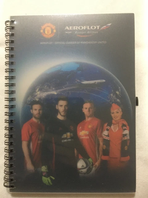 MANCHESTER UNITED NOTEBOOK £6.16 - PicClick UK