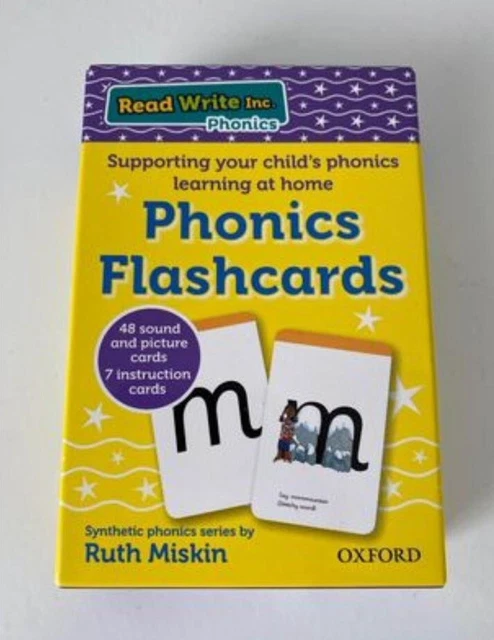 READ WRITE INC Phonics School Childs Flashcards 48 sounds £4.00 ...