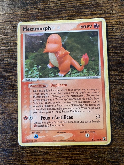 CARTE POKÉMON MÉTAMORPH 61/113 Ex Espèce Delta FR EUR 7,00 - PicClick FR