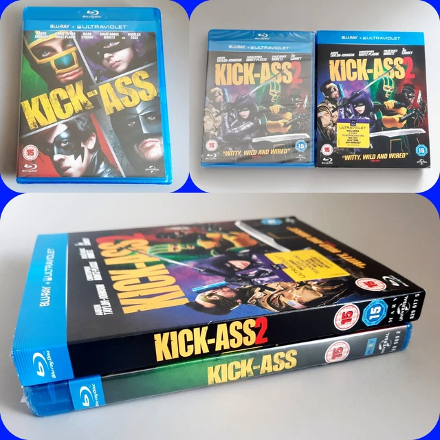 KICK-ASS & KICK-ASS 2 Blu-ray: 2 Disc Set: Slipcase: Region B: New & Sealed £10.49 - PicClick UK