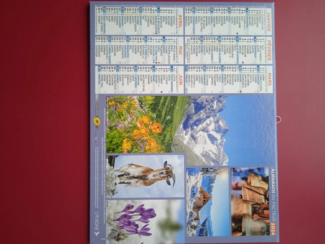 CALENDRIER DE LA poste Almanach 2024 EUR 5,00 - PicClick FR