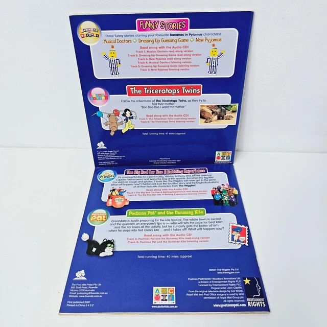 WIGGLES BANANAS IN Pyjamas Play School The Triceratops - Read & Listen ...