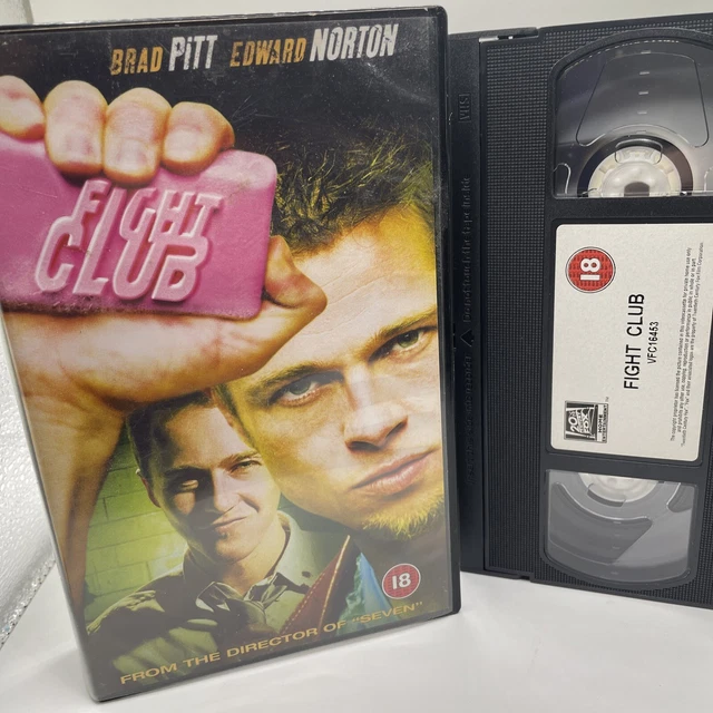 FIGHT CLUB (VHS) Brad Pitt Jared Leto Edward Norton Bonham-Carter ...