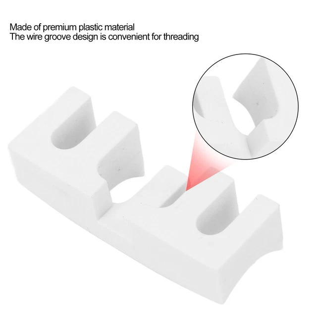 (WHITE)2PCS BADMINTON RACKET Stringing Machine Tool Racket Charging ...