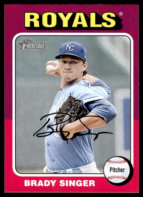 2024 TOPPS HERITAGE Brady Singer Kansas City Royals #164 EUR 1,58 ...
