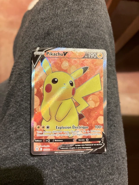 CARTE POKEMON Pikachu V 157/172 Full Art-stars Étincelantes EUR 1,00 ...