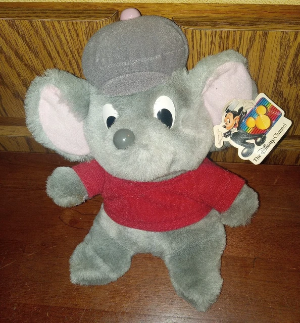 RARE! DISNEY CHANNEL The Rescuers Bernard Mouse Plush Stuffed Animal ...