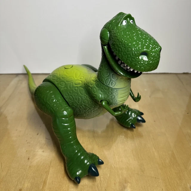 DISNEY STORE REX Toy Story Dinosaur Interactive Talking 13" Figure T ...