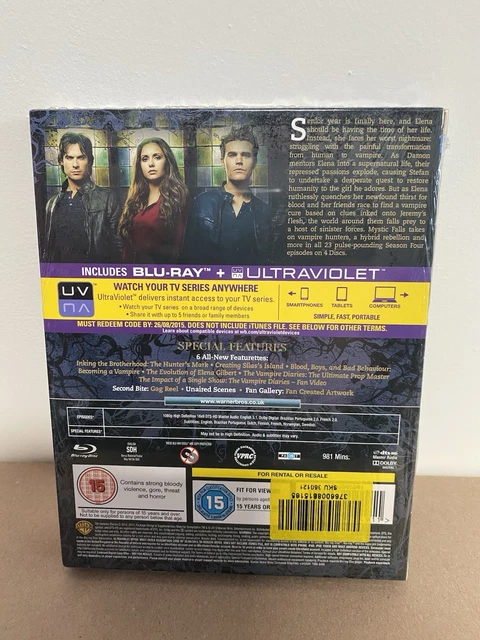 VAMPIRE DIARIES - Season 4 - Complete (Blu-ray, 2013) £2.77 - PicClick UK