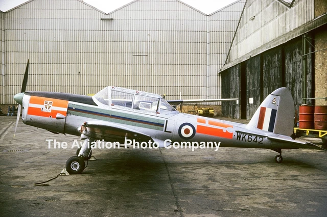 RAF CAMBRIDGE UAS DHC-1 Chipmunk T.10 WK642/L (1967) Photograph £1.20 ...