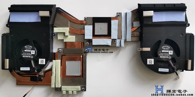 HEATSINK W/COOLING FAN for Dell Alienware Area-51m R2 RTX 0XXG6C £195. ...