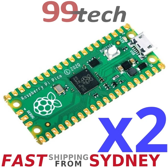 2X RASPBERRY PI Pico RP2040 MicroPython Arduino Board - SYDNEY Stock ...