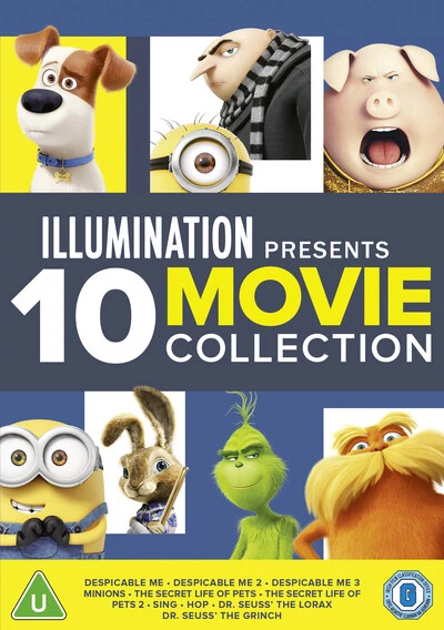 ILLUMINATION PRESENTS: 10-MOVIE Collection (DVD) Chelsea Handler Jayden ...