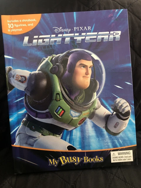 DISNEY PIXAR LIGHTYEAR Buzz Lightyear My Busy Book Playmat 10 Figures ...