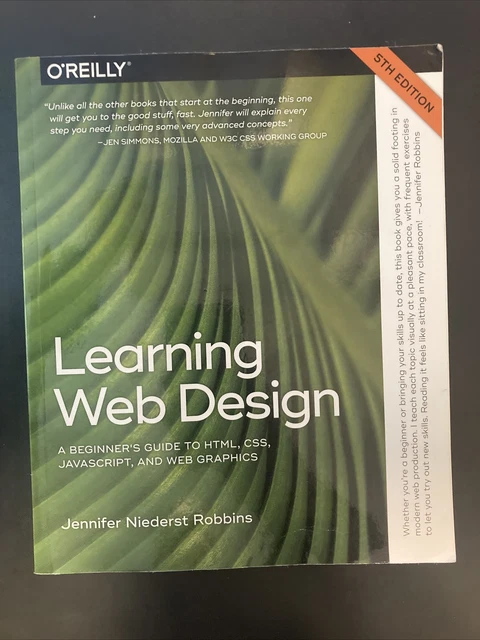 LEARNING WEB DESIGN : A Beginner's Guide to HTML, CSS, JavaScript, and ...