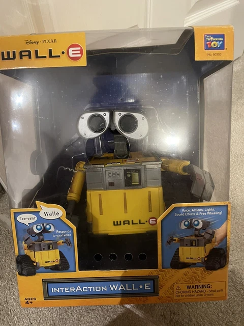 DISNEY PIXAR WALL-E Interaction 6.5" toy. Microphone, light up eyes and ...