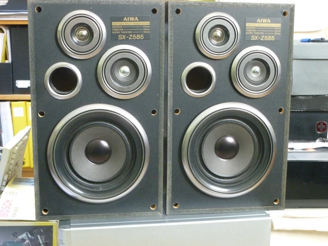 AIWA SX-Z585 3-WAY bass reflex speakers £7.50 - PicClick UK