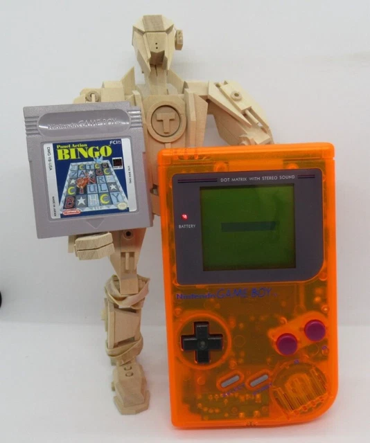 NINTENDO ORIGINAL DMG-01 Gameboy Console - Transparent Orange - plus 1 ...