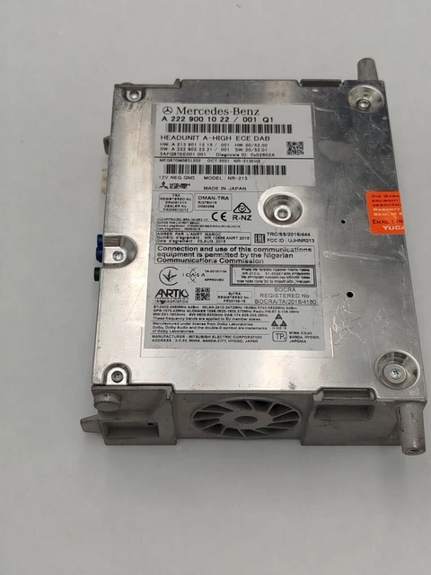 ORIGINAL MERCEDES-BENZ S Class W222 Headunit A High ECE Control unit ...