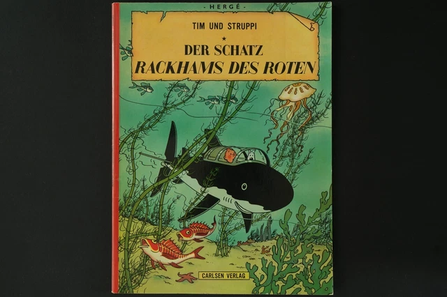 TIM E STRUPPI Il tesoro di Rackham d. Carlsen rosso 1° Ed. 1971 (Z1-1 ...