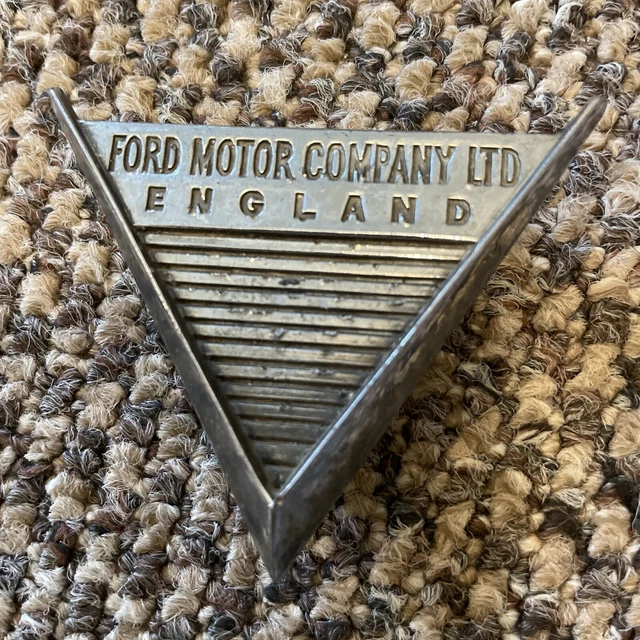 FORD CONSUL RARE Brand New Ford Motor Company Wing Triangle Badge £20. ...
