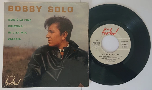 EP BOBBY SOLO - Non E La Fine- Voir Descriptif EUR 1,00 - PicClick FR