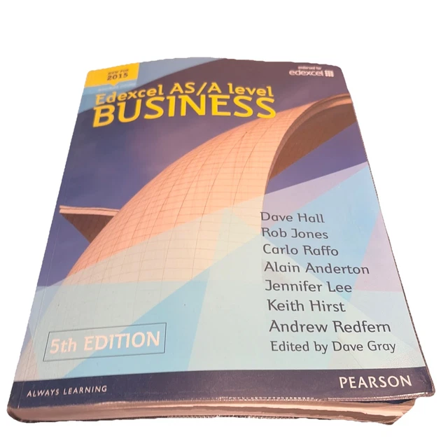 EDEXCEL AS/A LEVEL Business 5th edition Student Book and ActiveBook ...